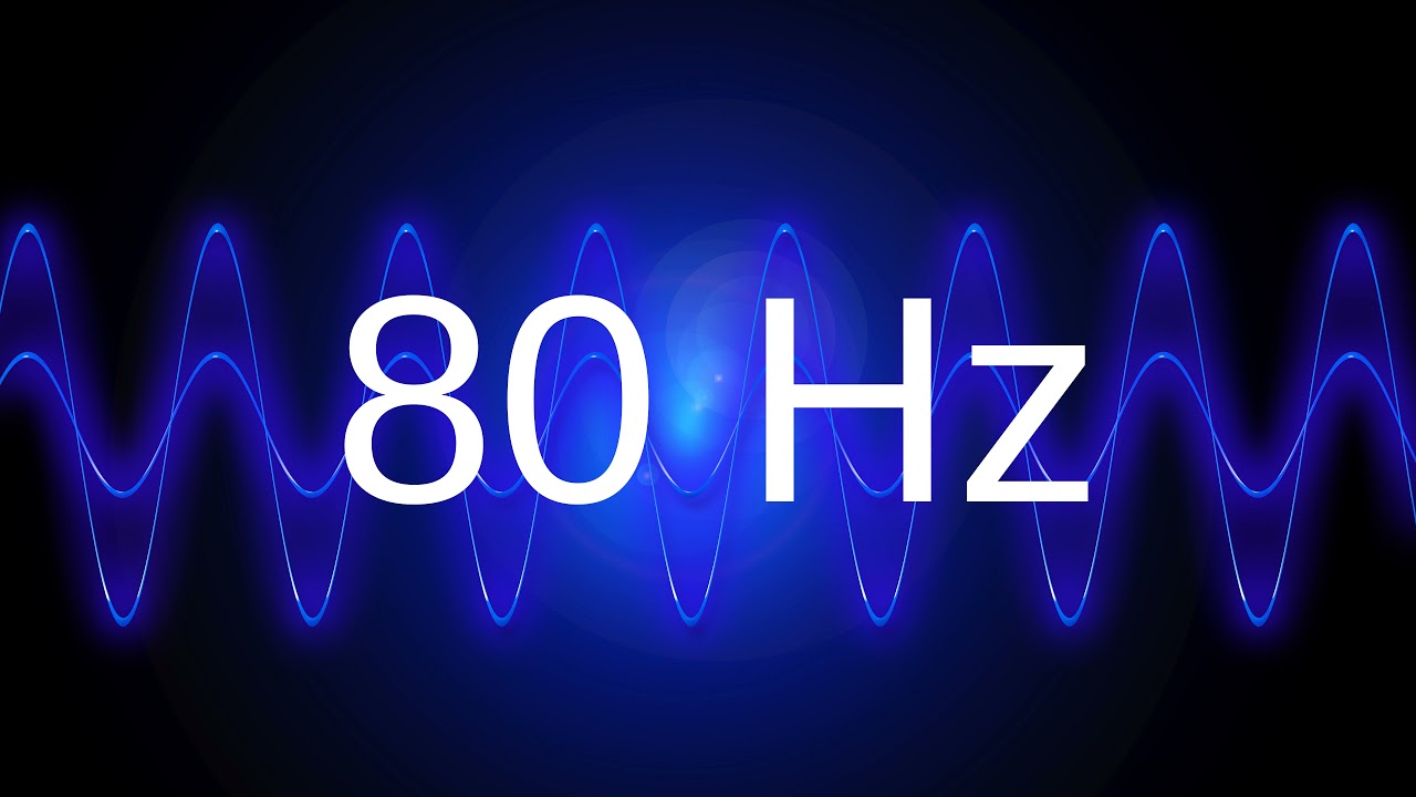 80 Hz clean pure sine wave BASS TEST TONE frequency - YouTube