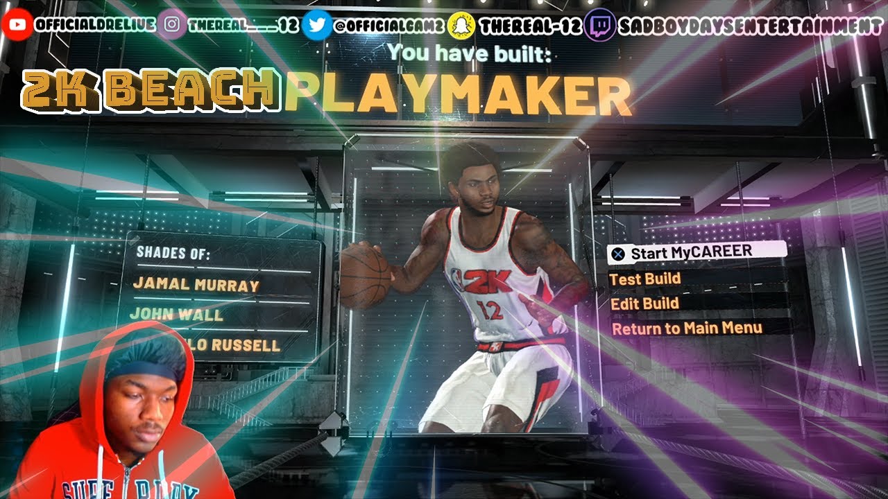 THE BEST 2K BEACH PLAY-MAKER ??? (BUILD VID) - YouTube