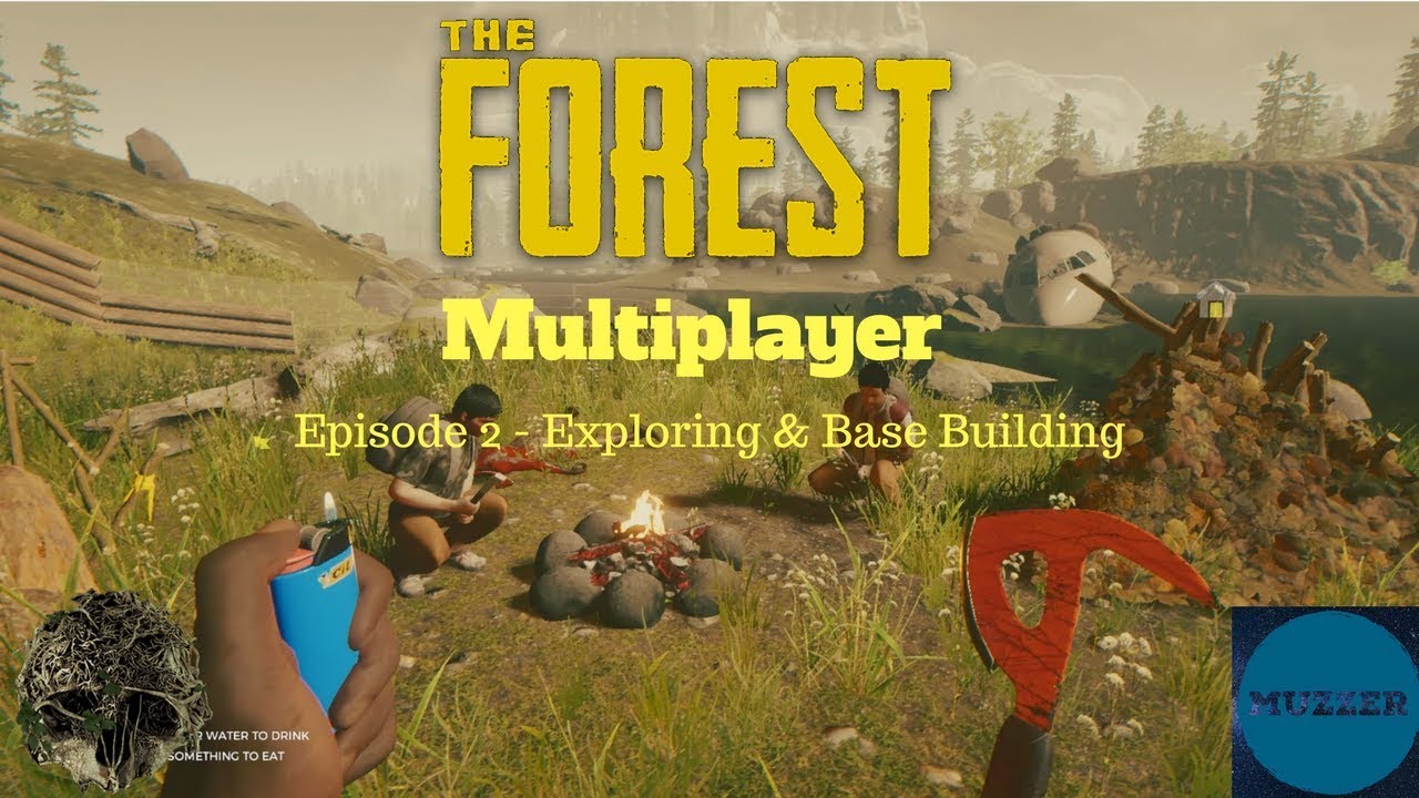 The Forest - Multiplayer - Ep 3 - Exploring & Base Building - YouTube