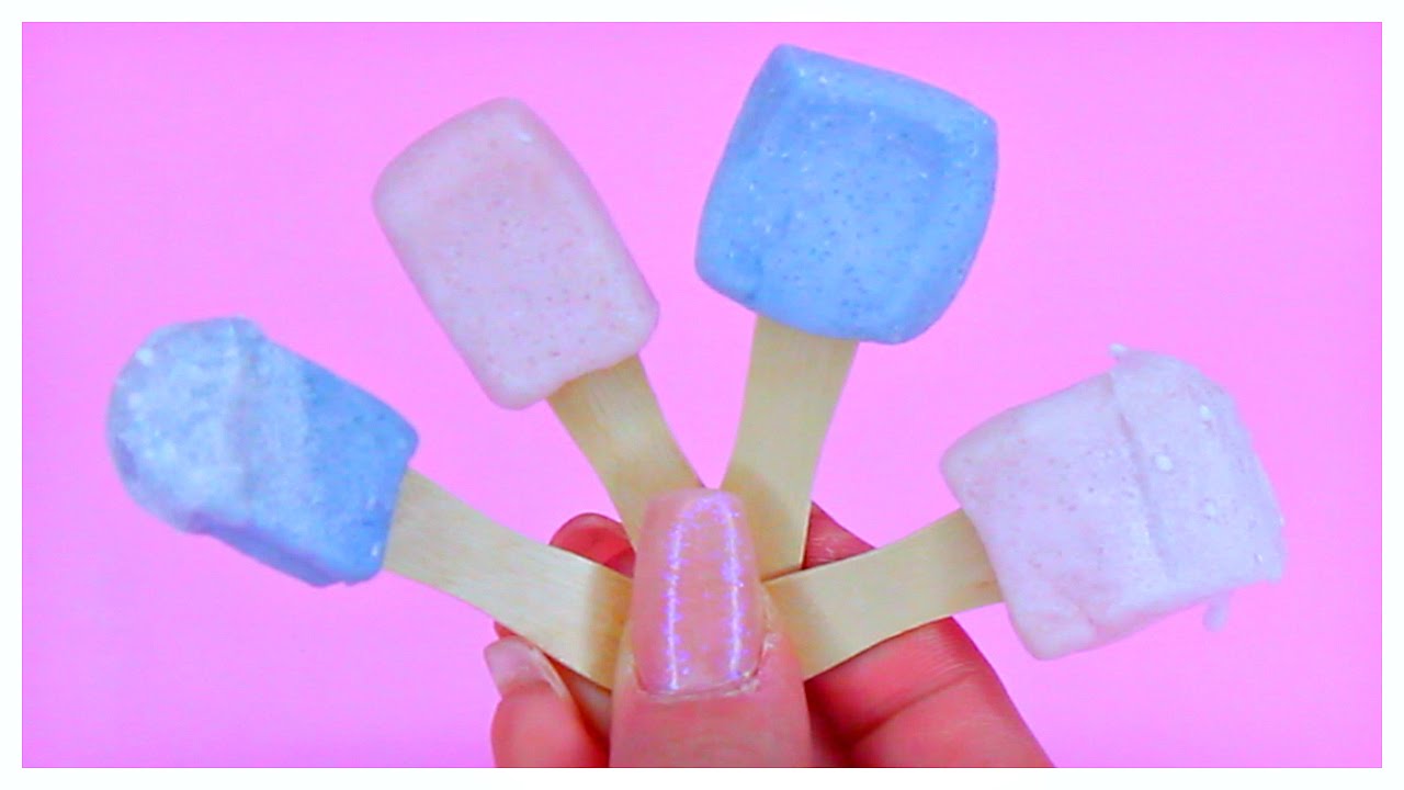 DIY Ice Cream Bar Coris Ice lolly shaped soft candy - YouTube