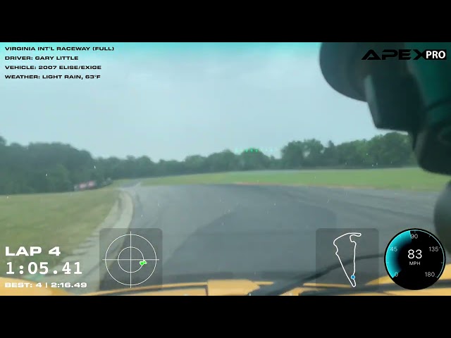 2:16.49 Virginia International Raceway - VIR (Full Course) Lotus Exige ...