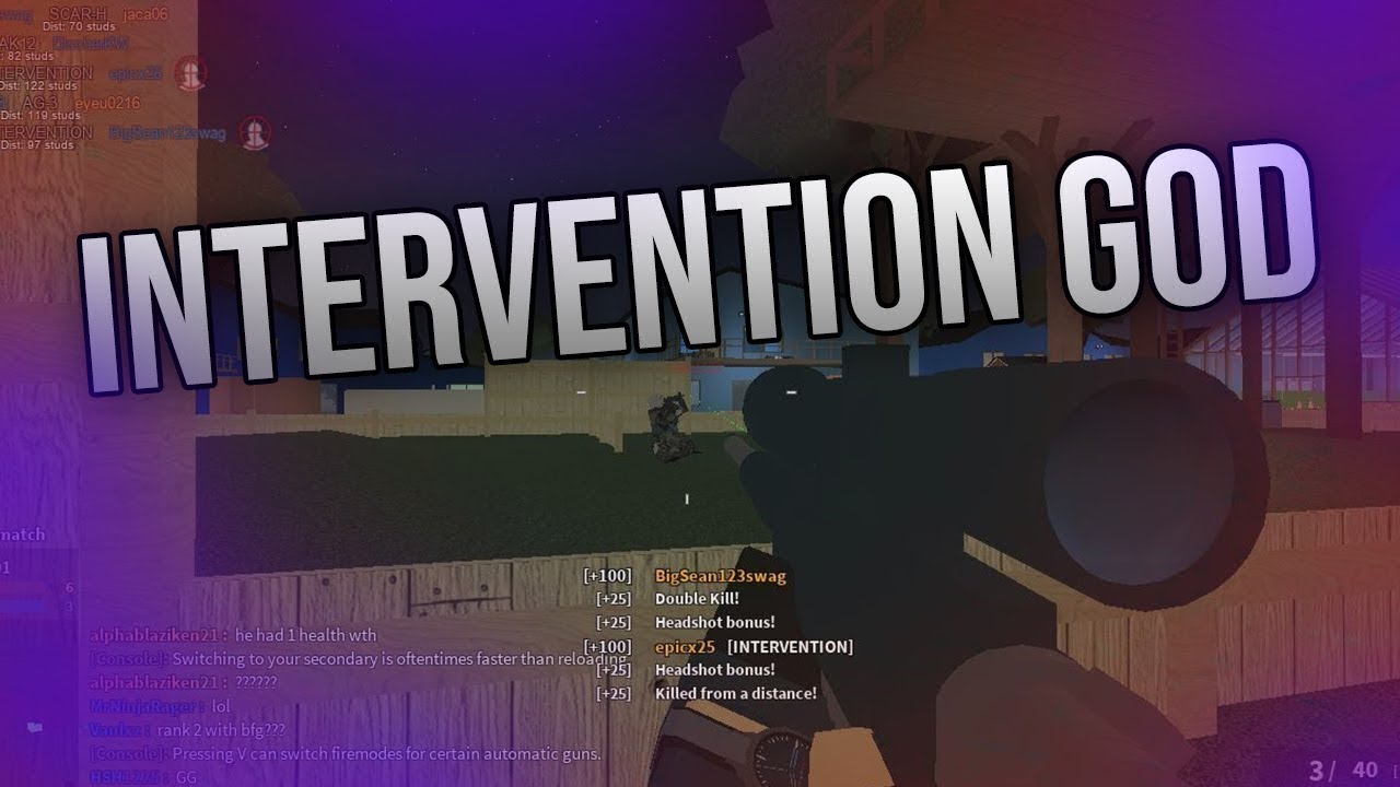 PHANTOM FORCES INTERVENTION GOD (BEST INTERVENTION GAME PLAY) - YouTube