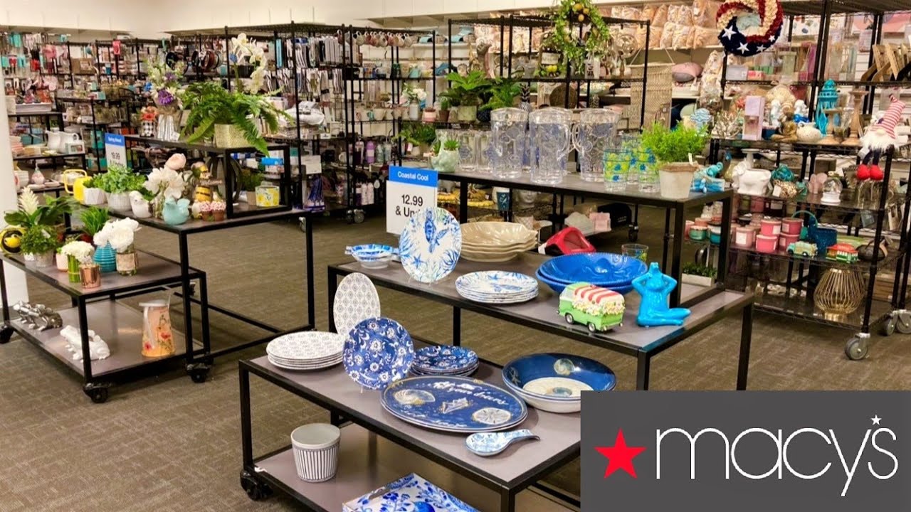 MACY'S DECORATIVE ACCESSORIES HOME DECOR SHOP WITH ME SHOPPING STORE ...