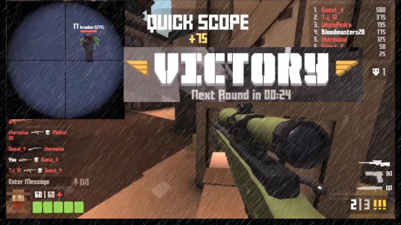 Krunker.Io Sniper Montage! - YouTube