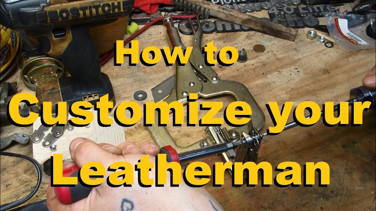 Swapping tools on a Leatherman - Making a Custom Multi-tool - YouTube