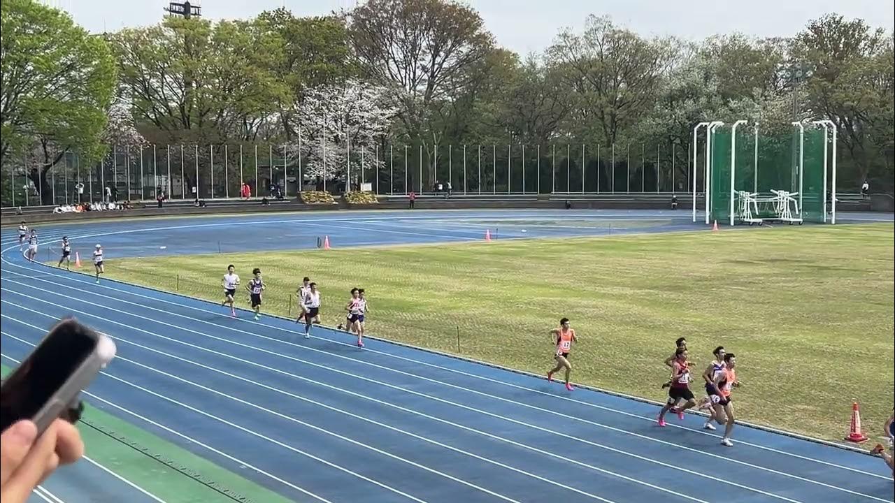2024/4/6 世田谷競技会 男子 1500m 1組 - YouTube