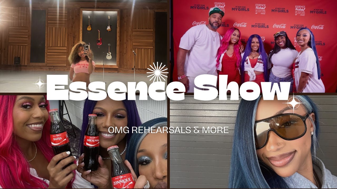 VLOG: OMG Essence Show + Rehearsals + Date With Hunter - YouTube