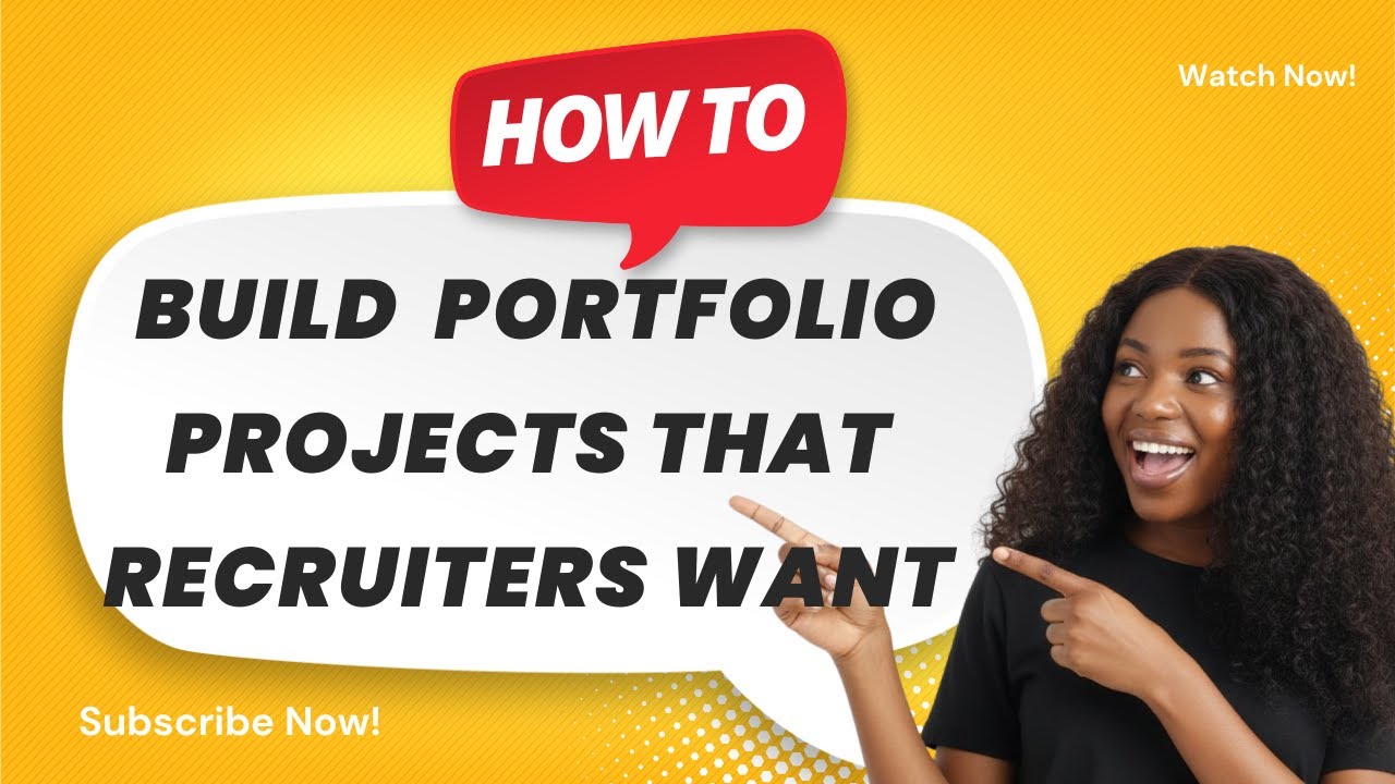 HOW TO BUILD DATA ANALYST PORTFOLIO PROJECTS THAT RECRUITERS WANT - YouTube