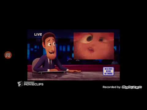 Cloudy with a Chance of Meatballs (2009) - Spaghetti Tornado Scene (but ...