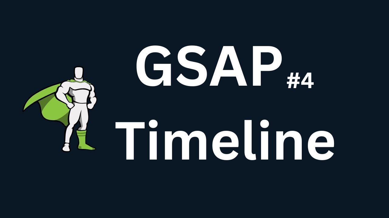 Mastering Animations With Gsap Part 4 Timeline Gsap Gsapanimation Javascript Carousel Youtube