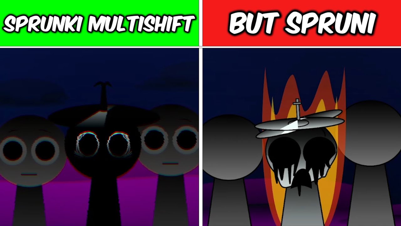 Incredibox Sprunki Multishift (New Mod) Original vs Spruni - Which One ...