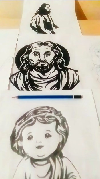 Glorify JESUS our LORD | Compilation | Freehand Drawing - YouTube