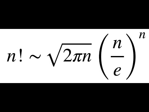 An Elementary Proof of Stirling's Formula - YouTube