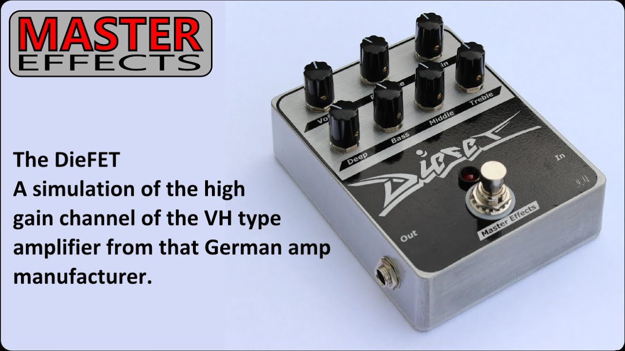 Master Effects - DieFET Diezel VH4 preamp simulator - YouTube