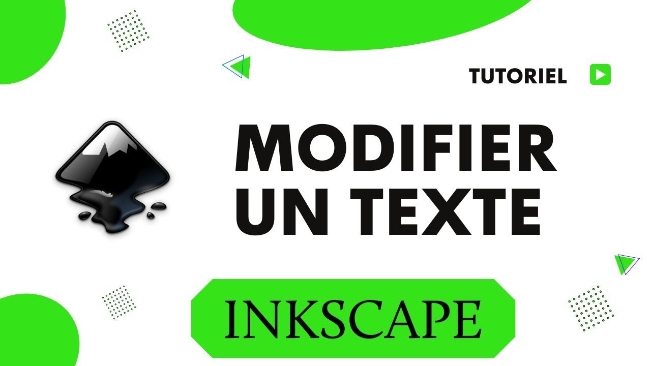 Comment modifier un texte avec Inkscape - YouTube