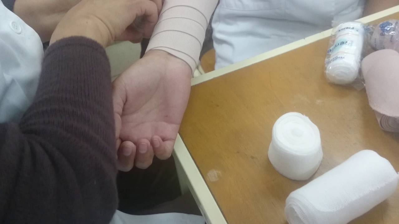 Vendaje en Circular - YouTube