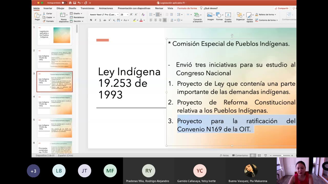 Normativa Nacional de Derecho Indígena. Chile. Ley 19.253, Ley Indígena ...