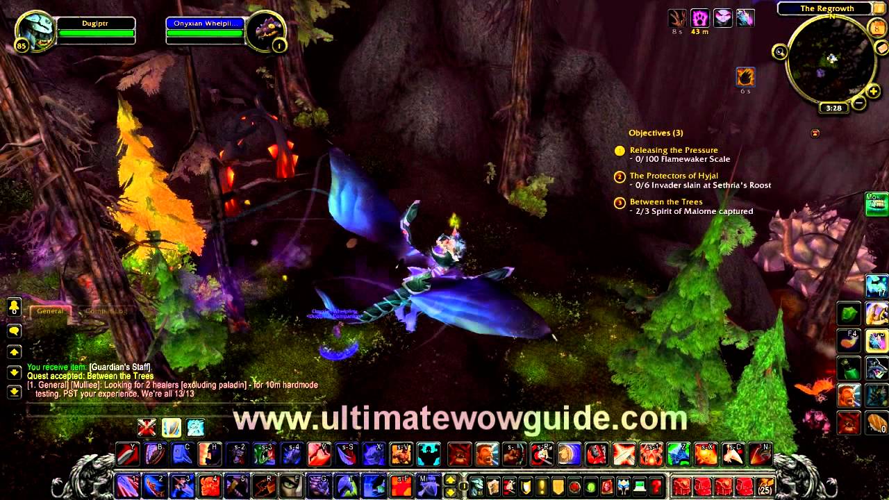 Between the Trees - Mount Hyjal / Firelands Daily Quest - YouTube
