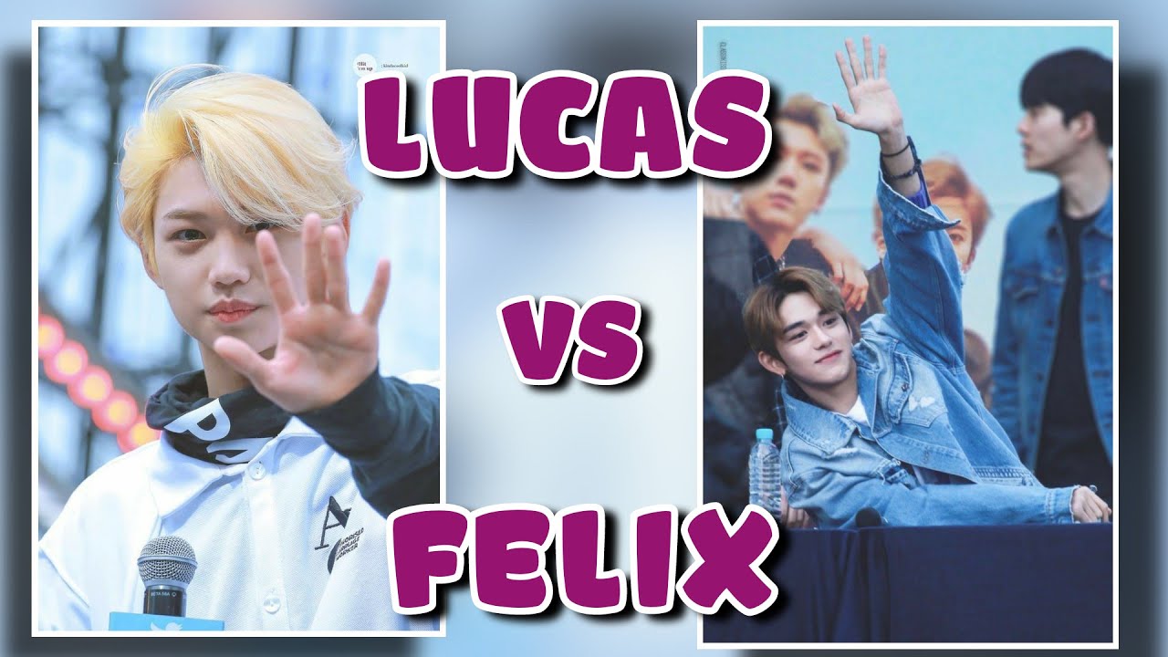 Stray kids Felix vs NCT WayV SM Lucas ( hand sizes) - YouTube