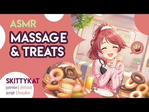 ASMR || Massage & Treats at Skitty's Cakery! 🍰 [scratchies] [personal attention] [forever bubbly]