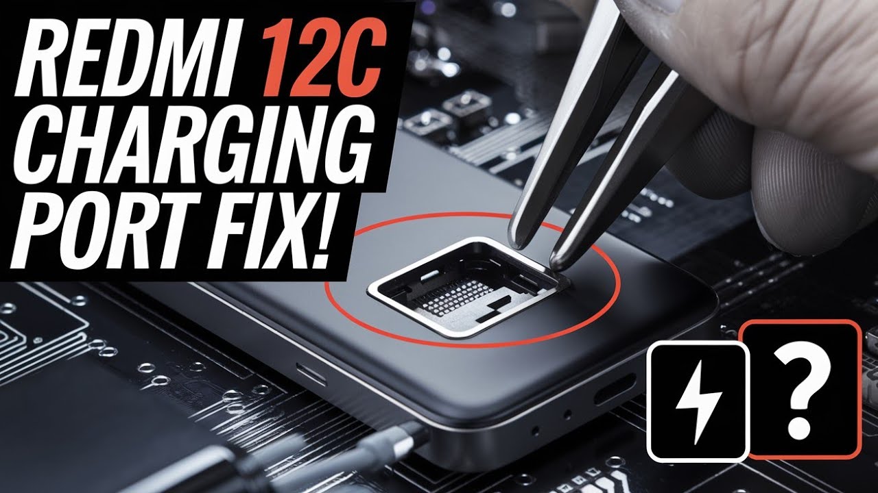 Redmi 12C Charging Port Replacement #short #shorts #verticallive - YouTube