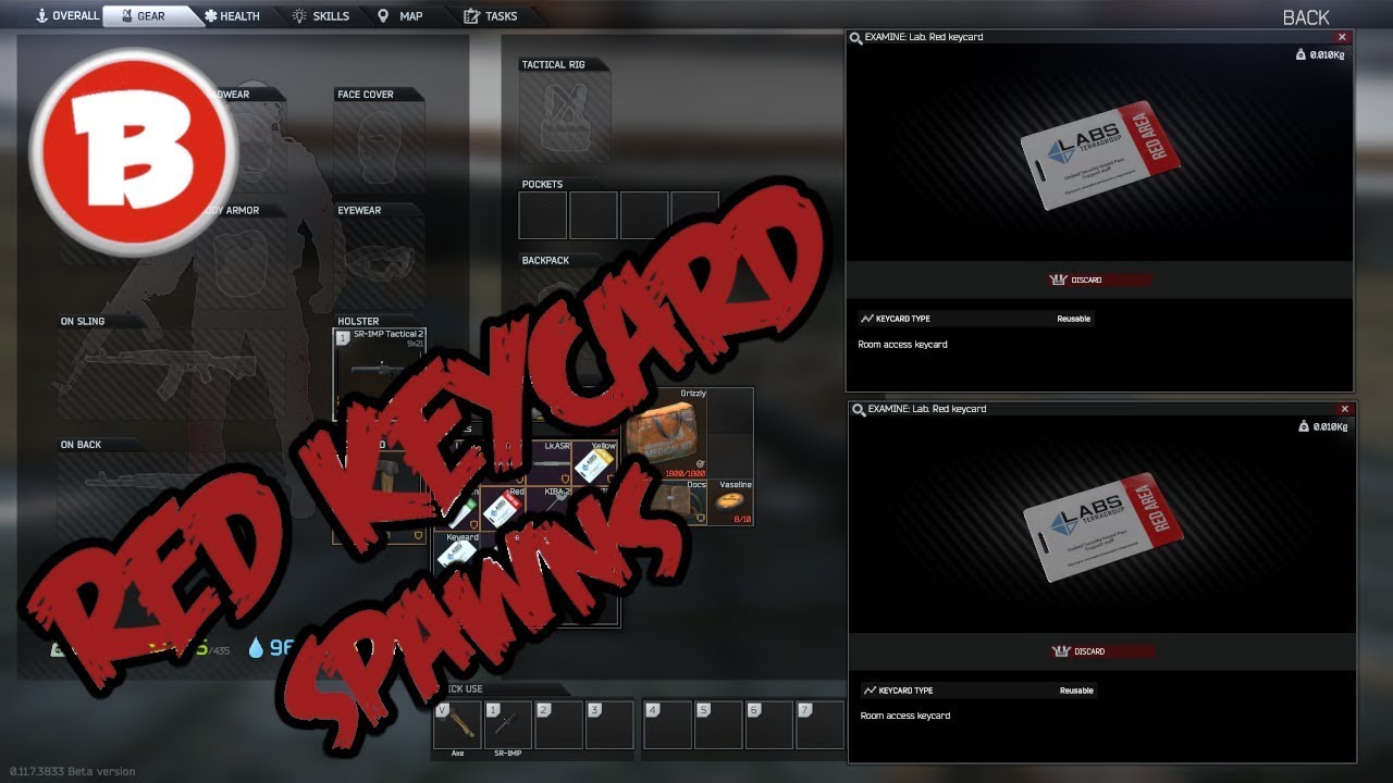 Red Key Card Spawns Guide | Escape From Tarkov - YouTube