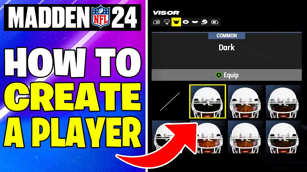 How to Create a Player in Madden 24 - YouTube