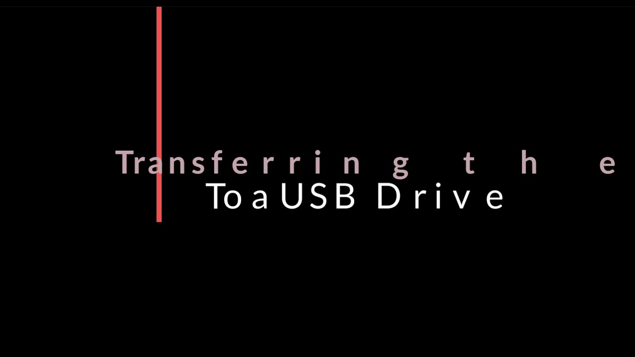 Transfer EXE to USB Drive - YouTube