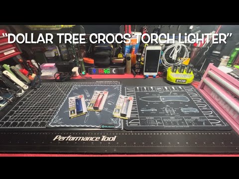 😱 Dollar Tree 🌳 Crocs Torch Lighter (EDC Upgrade) #SKo_o # ...