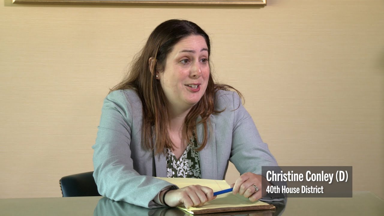 Interview with Christine Conley (D - 40th House District) - YouTube