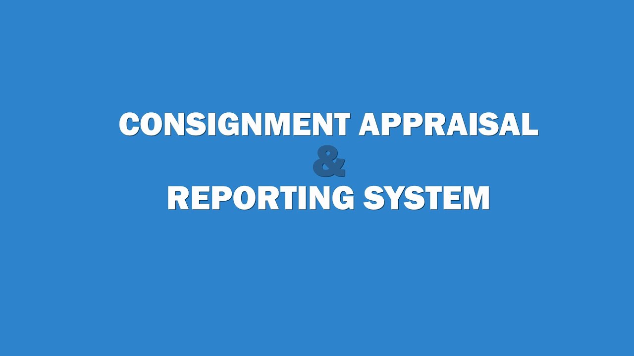 CONSIGNMENT APPRAISAL & REPORTING SYSTEM (CARS) FOR CHARTERED ENGINEERS ...
