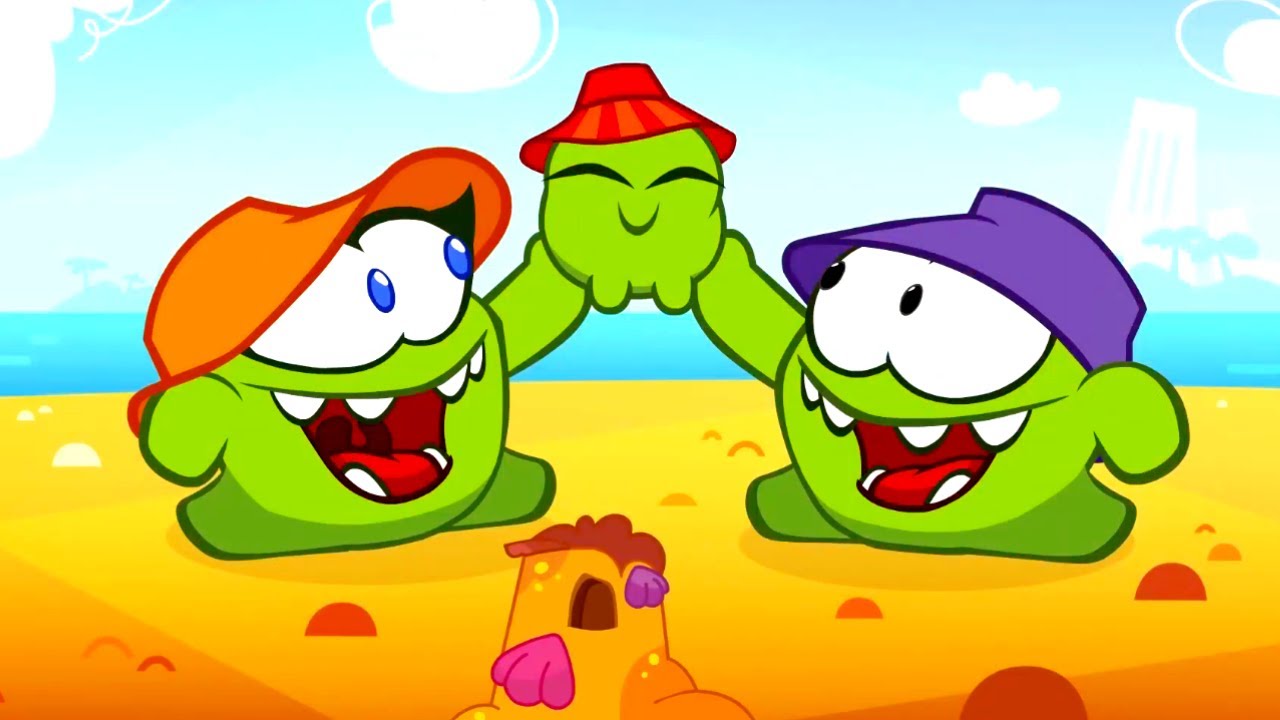 Câu chuyện của Om Nom - Nibble Nom 💯 Lâu đài cát 💯 Phim Hoạt Hình Vui ...