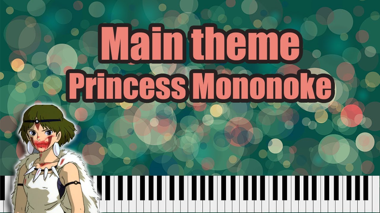 Princess mononoke main theme (Princesa mononoke) - grand piano - YouTube