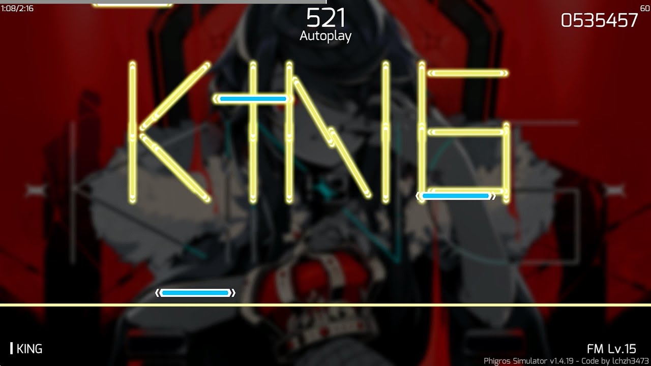 [Phigros Fanmade]【GUMI】KING【Kanaria】 FM Lv.15 - YouTube