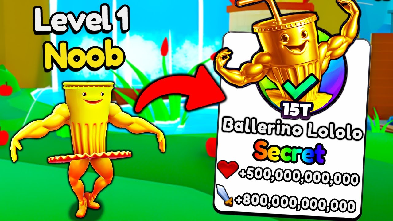 Starting over as NOOB with OP BALLERINO LOLOLO In Brainrot Evolution ...