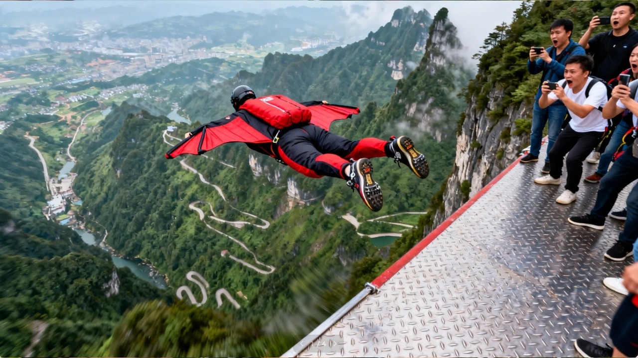 Wingsuit Training Begins: Learning to Fly Like a Bird!【Zhang Shupeng's ...