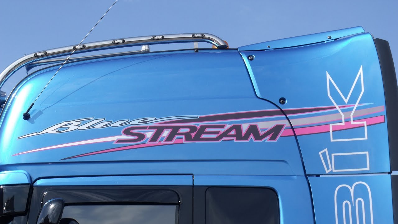 Scania R730 V8 "Blue Stream" - Hebík transport - YouTube