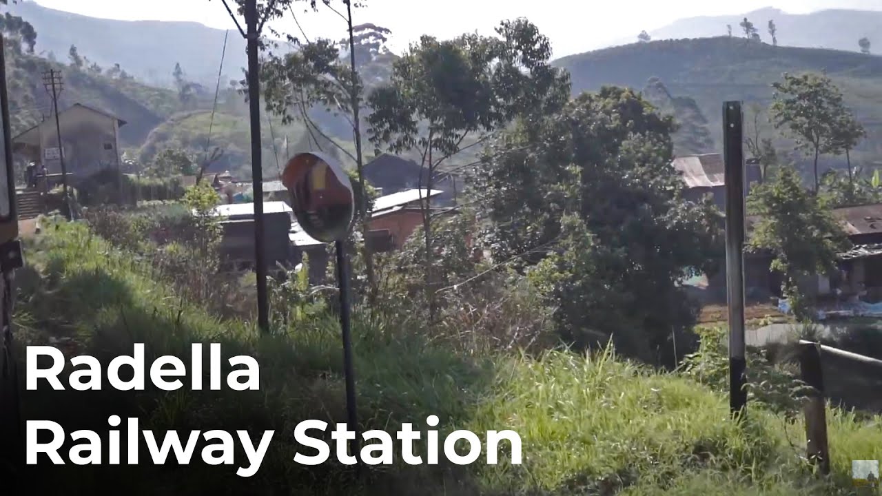 Radella Railway Station in Sri Lanka - YouTube