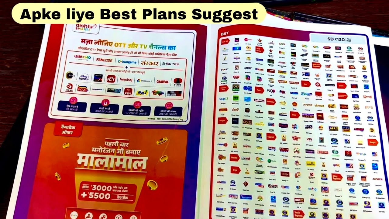 Dish Tv Best Plans | Dish Tv Popular Plans | Dish Tv Best Pack | Dish ...