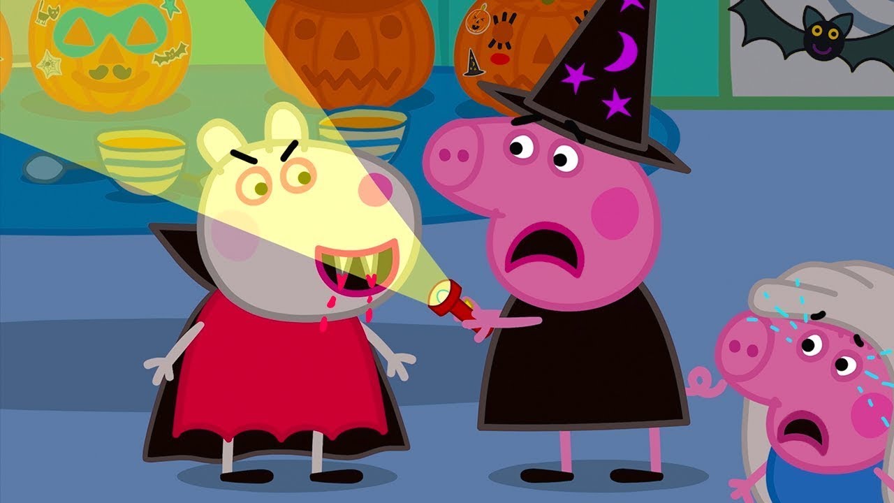 Spooky Ghost Hunting 👻 🐽 Peppa Pig and Friends Full Episodes - YouTube