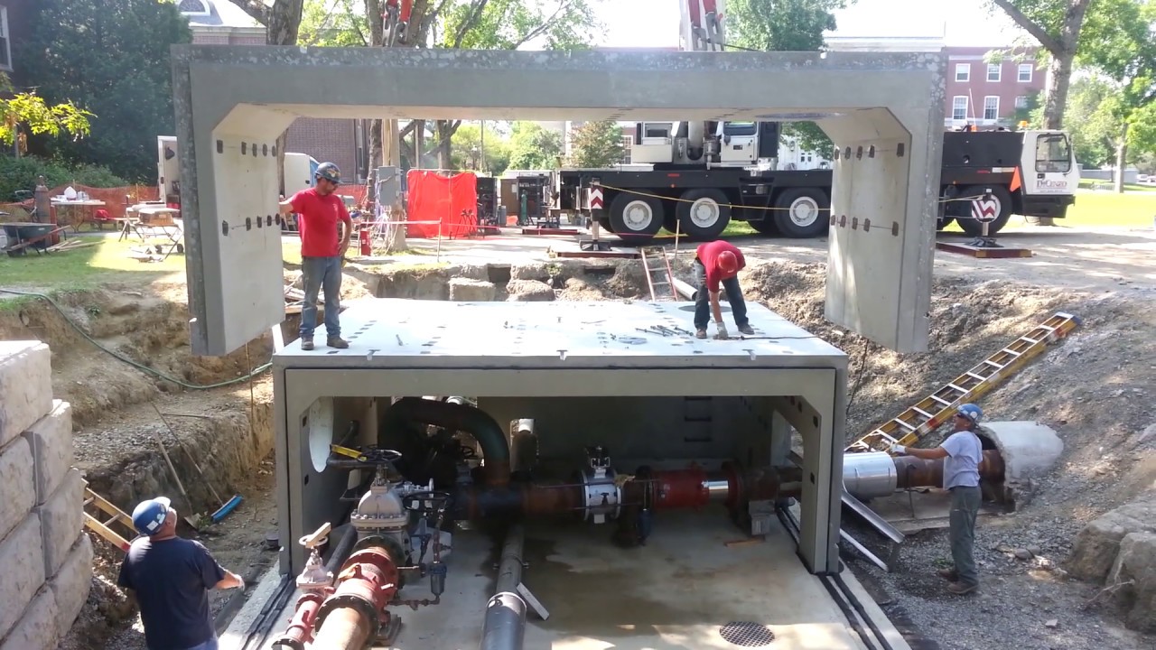 Precast Steam Pit Structure - YouTube