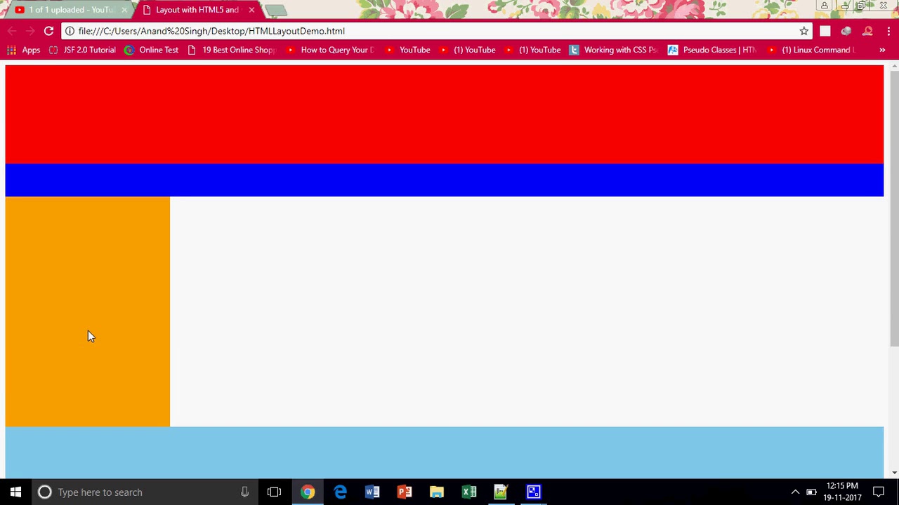 Web Page Layout with HTML5 and CSS3 - YouTube