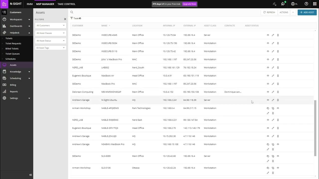 MSP Manager Demo - YouTube