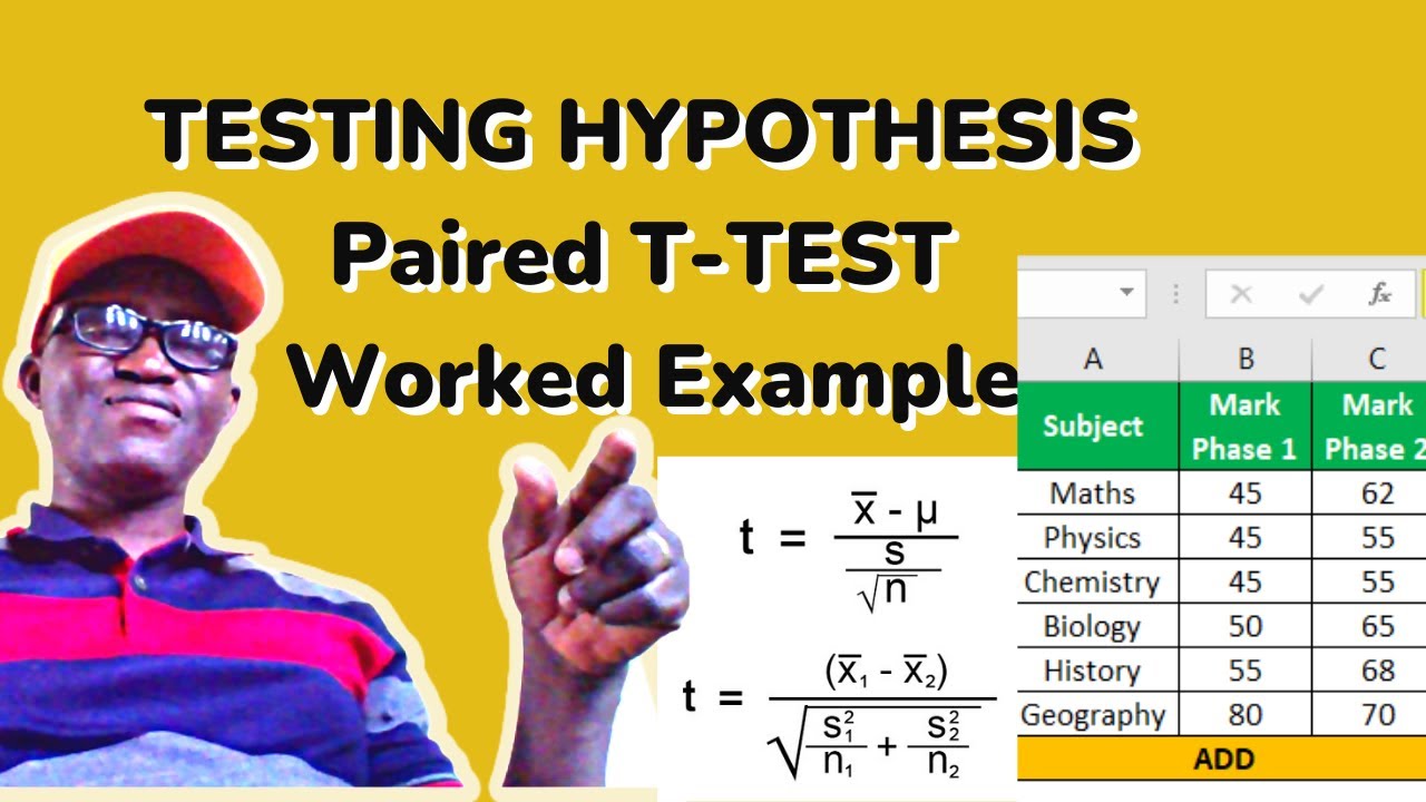 Student T-test Worked Examples | Hypothesis Testing @electro_teach # ...