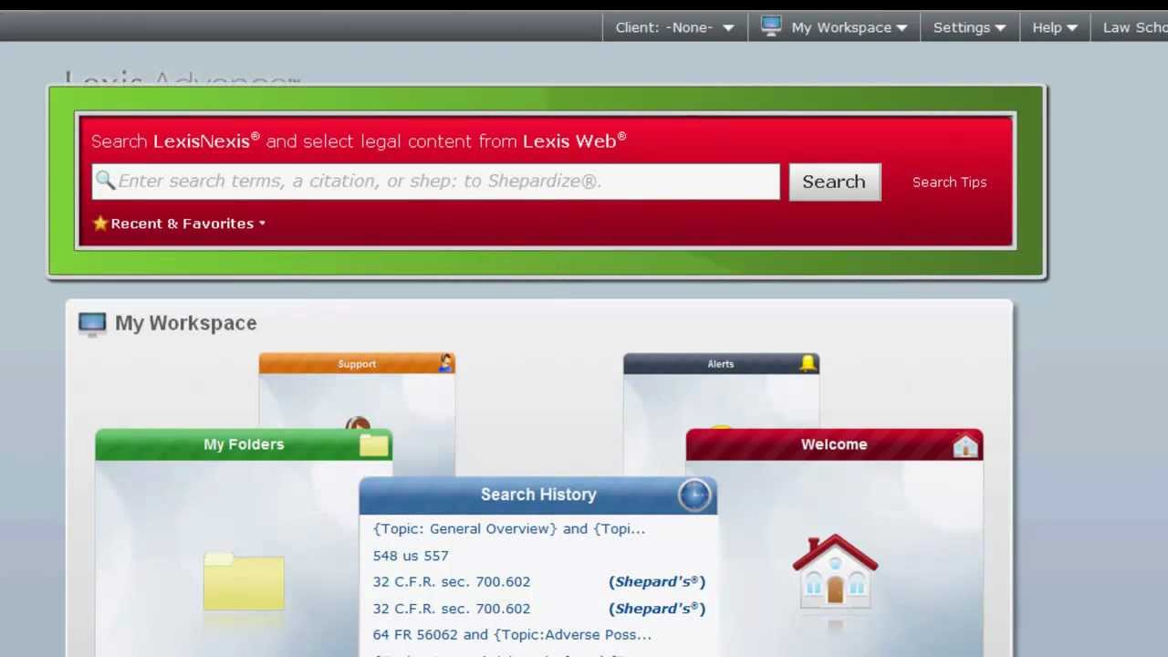 Introduction to Lexis Advance - YouTube
