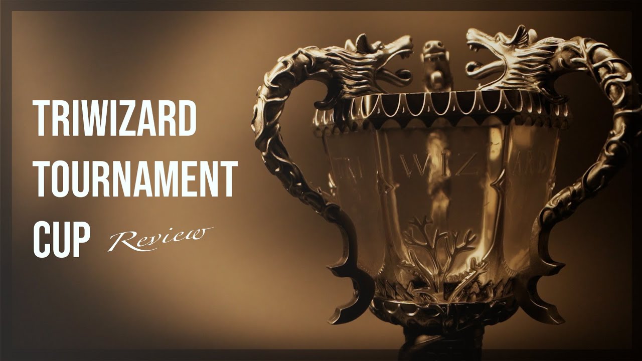 รีวิวถ้วยรางวัลการประลองเวทไตรภาคี ( Triwizard Tournament Cup ) - YouTube