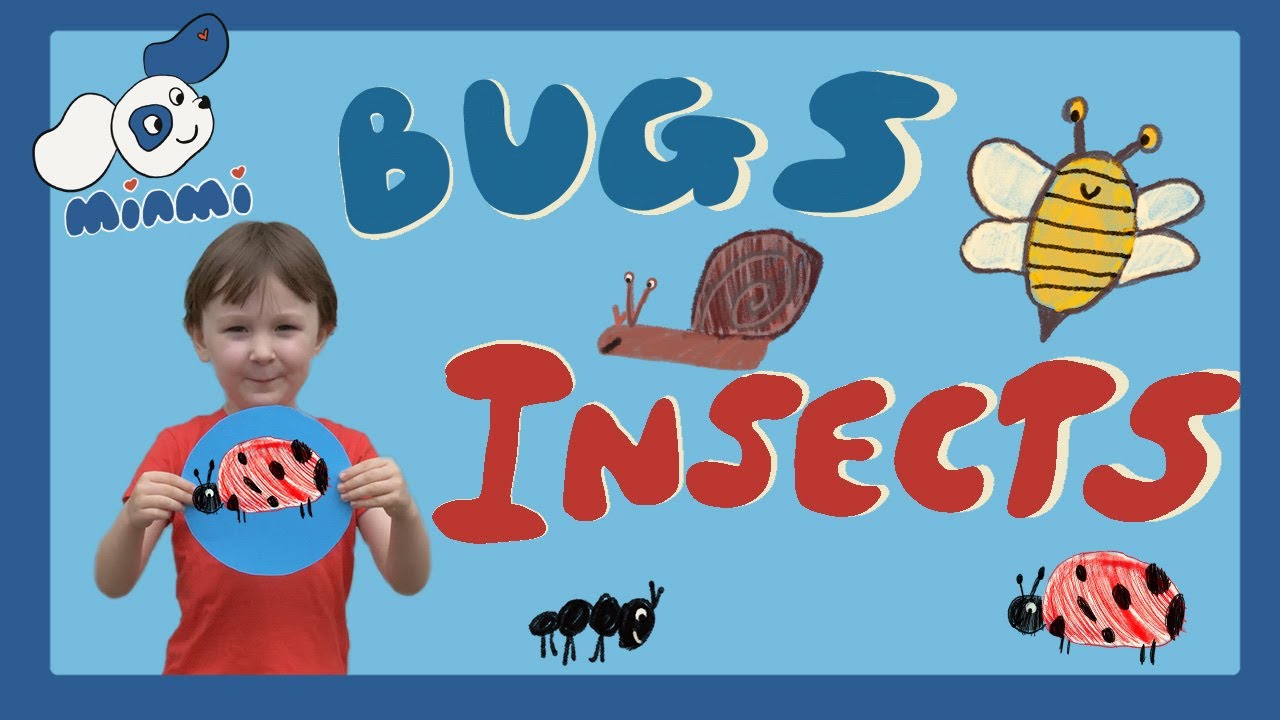 Learn Bugs and Insects for Kids! Minmi's Butterfly Caterpillar Bee Ant ...