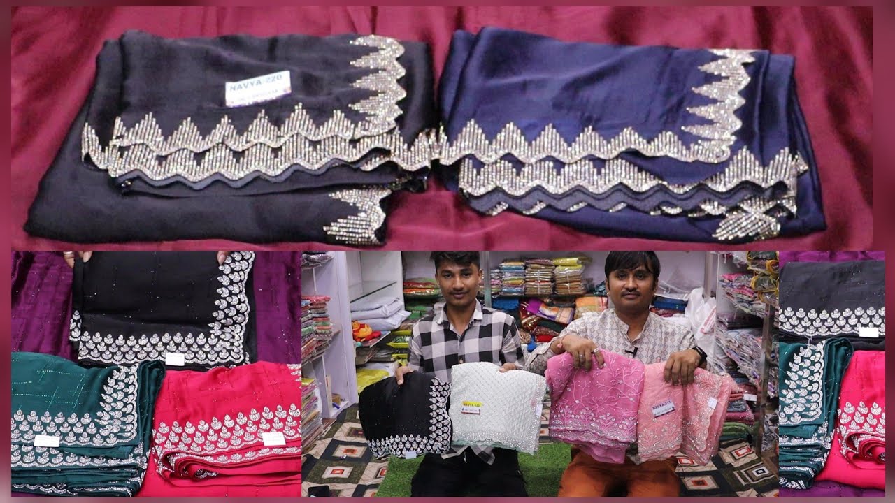 Heavy Bollywood Style Designer Sarees Mahalaxmi Saree Centre sowcarpet ...