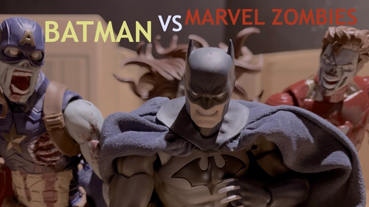Batman vs Marvel Zombies (A Marvel and DC Stop Motion) - YouTube