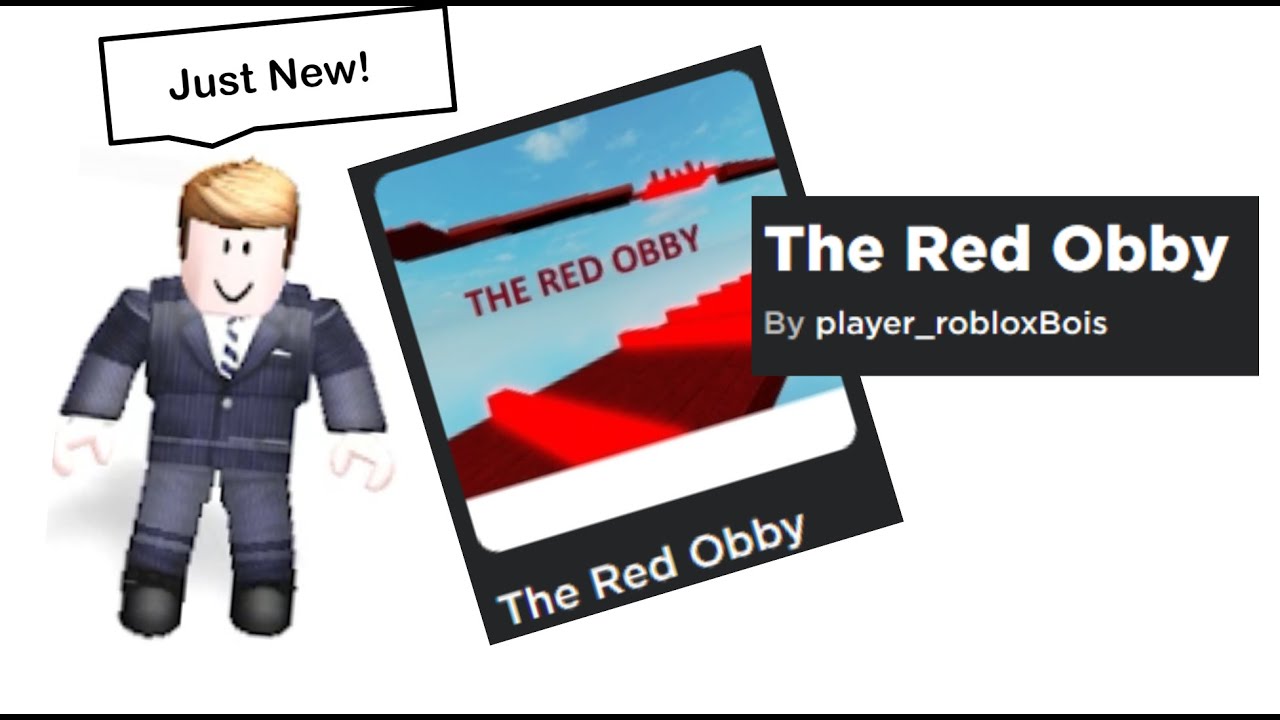 Playing one of my Own Obby (The Red Obby) - YouTube